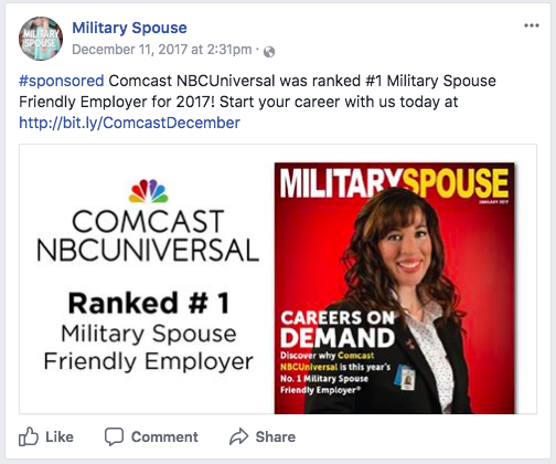 Comcast_December | Military Spouse