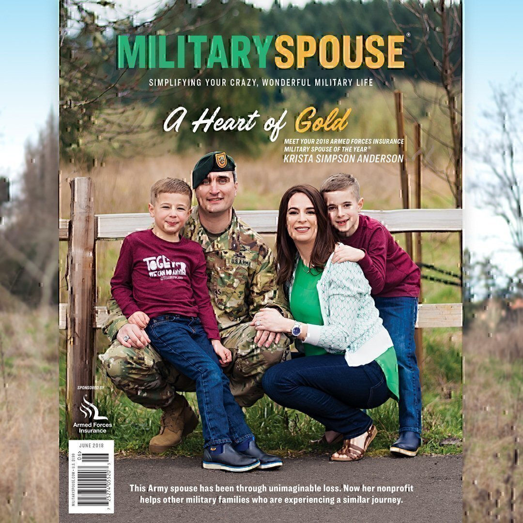 It's Official! The 2018 AFI Military Spouse of the Year Krista Simpson Anderson | Military Spouse